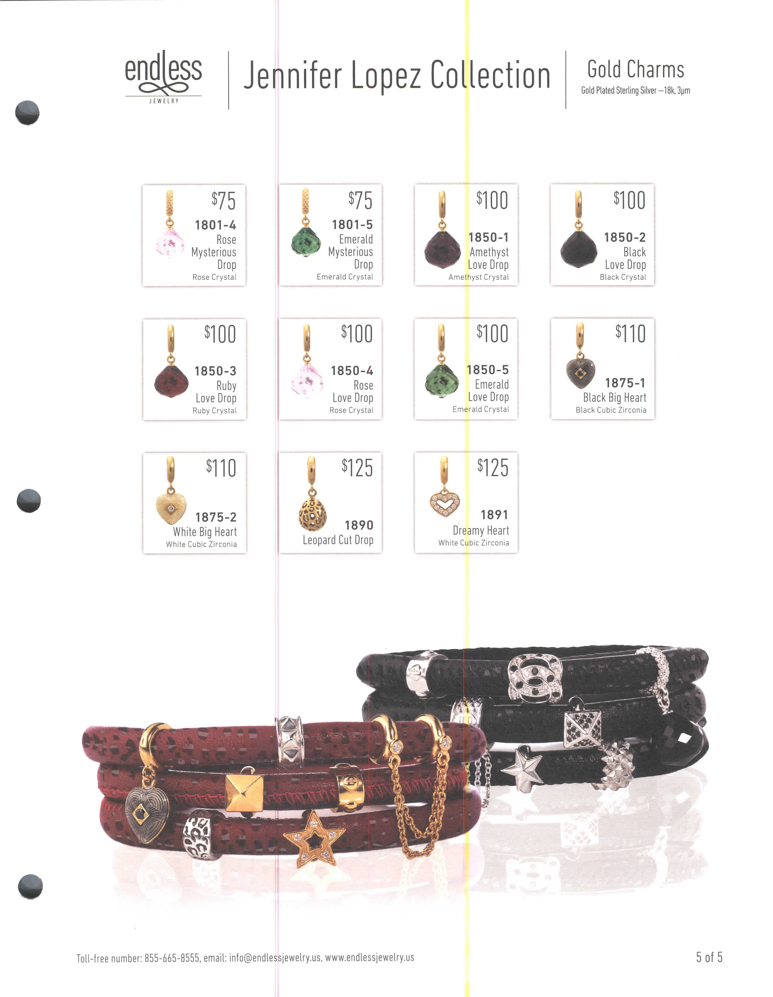 Gold Charms - Jennifer Lopez Collection | jewelryoutlet